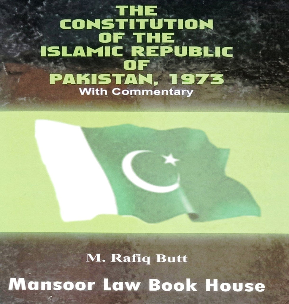 The Constitution Of The Islamic Republic Of Pakistan 1973 – BooksNbooks