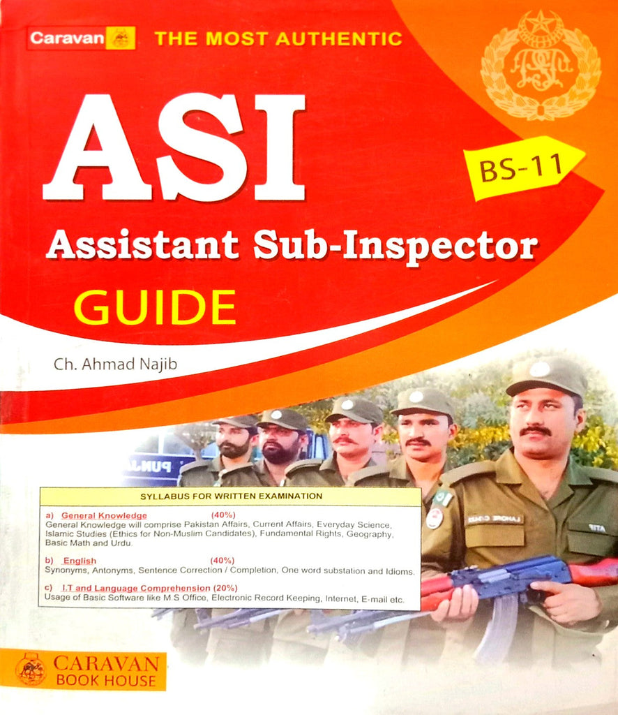 ASI Assistant Sub-Inspector Guide By Ch Ahmad Najib - Caravan – BooksNbooks
