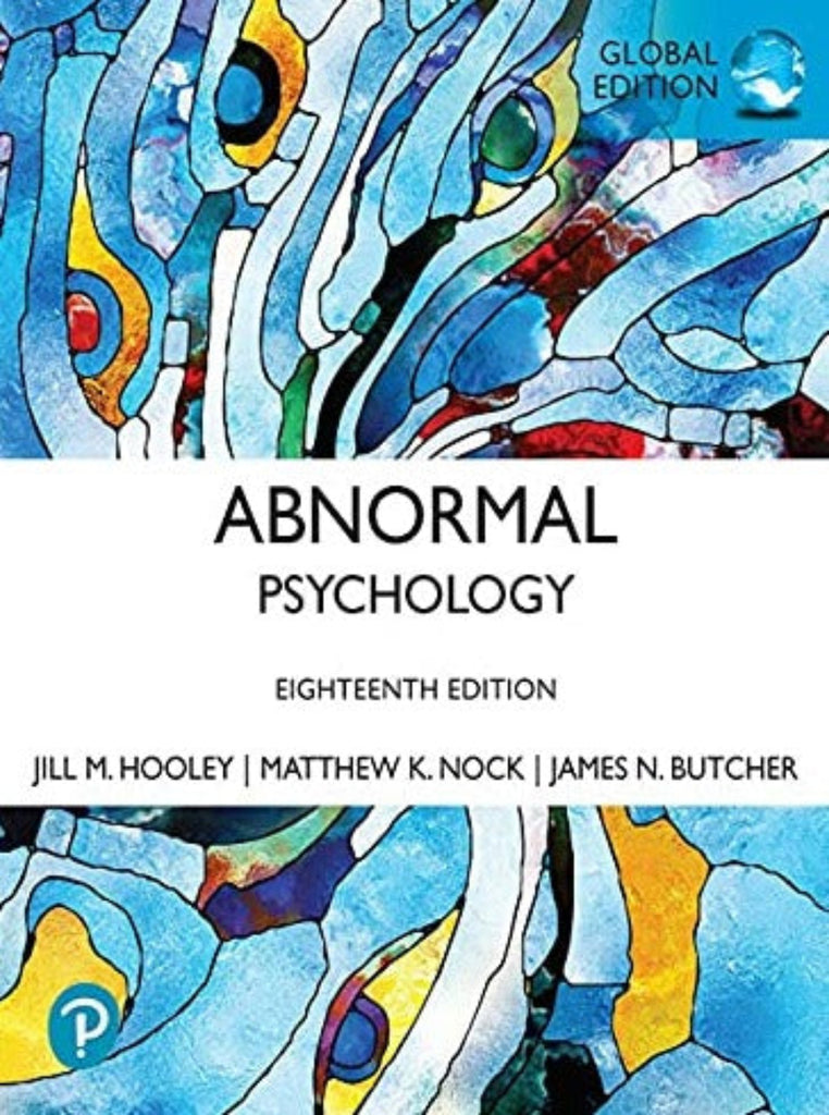 Abnormal Psychology 18th Edition by Jill M Hooley (Author) – BooksNbooks
